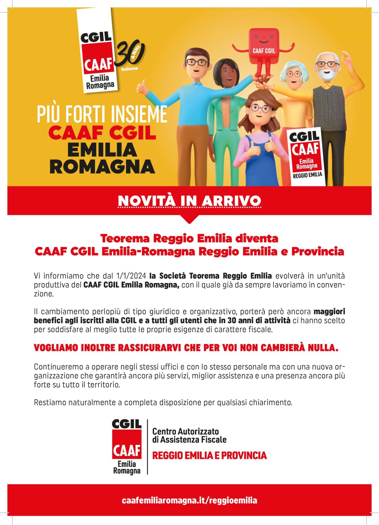 CAAF CGIL EMILIA ROMAGNA - UPL DI REGGIO EMILIA - CGIL Reggio Emilia